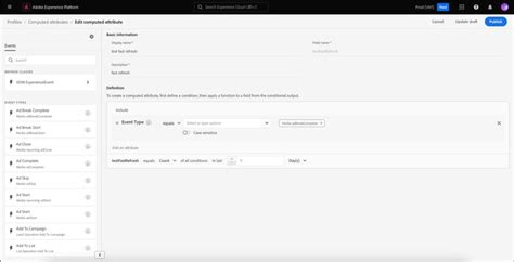 Computed Attributes Ui Guide Adobe Experience Platform
