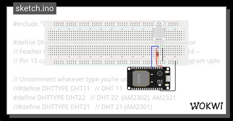 dht22 temperature and humidity sensors wokwi esp32 stm32 arduino