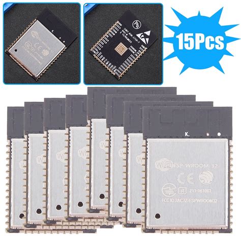 Dqrwqpou Módulo Esp Wroom 32 Módulo Mcu Inalámbrico Wifi Bt Ble Smart