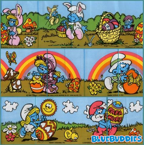 Smurf Easter Egg Designs