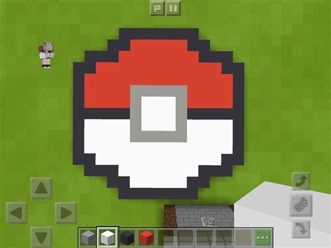Pokeball Minecraft Blauwdruk