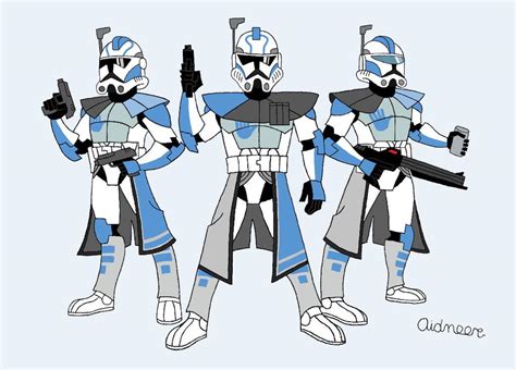 Clone Trooper Trio 2003 Clone Wars Style R Starwarseu