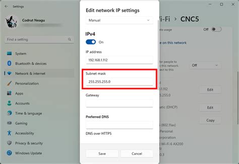 How To Change The Subnet Mask In Windows Ways