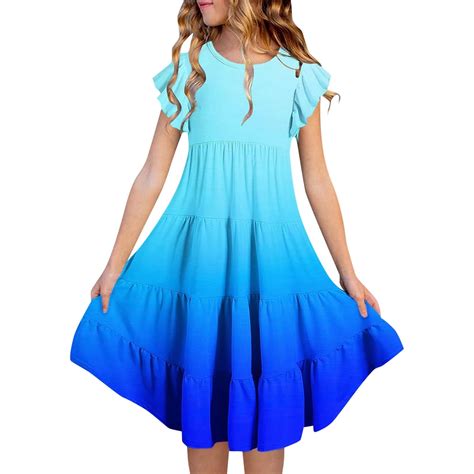 Summer Dresses For Girls Western Dress Tie Dye Sundress Girls Bes Day