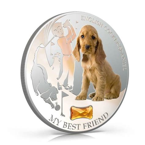 Fiji 2 Dollars 2013 Cocker Spaniel Gem Stone 1 Oz Catawiki