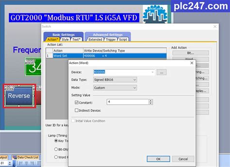 Mitsubishi Hmi Modbus Rtu Ls Ig5a Tutorial