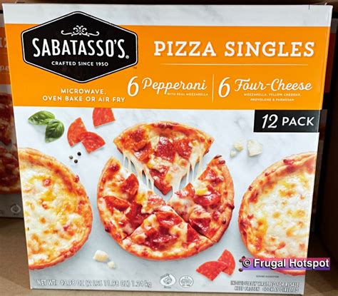 Costco Sale Sabatassos Pizza Singles 12 Pack