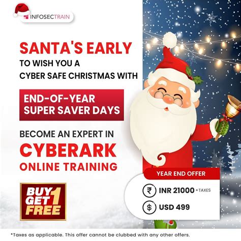 Infosec Train On Linkedin Merrychristmas Cyberark Discount Offer Sailpoint Iamtrainings…