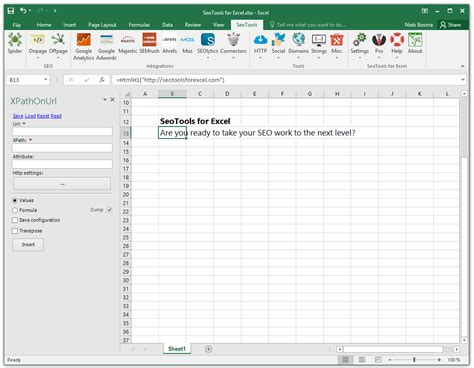 Seotools For Excel