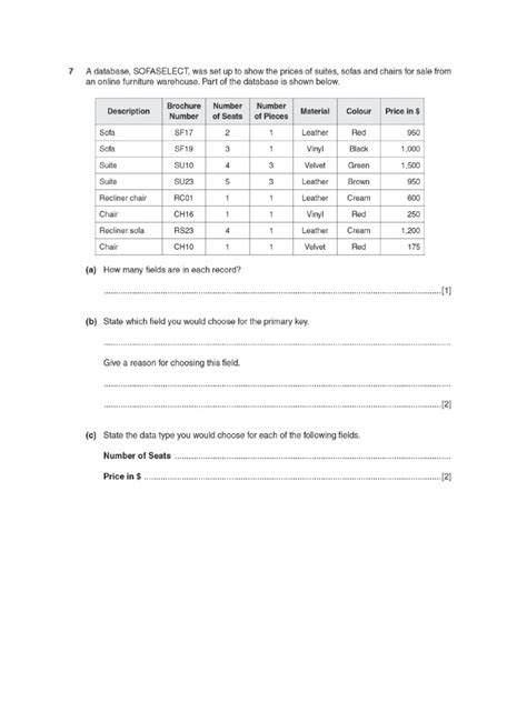 Database Questions Pdf