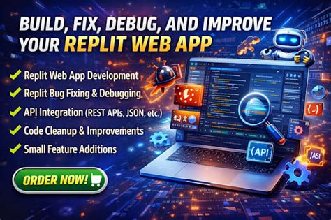 Build And Debug Replit Web Apps Api Integration Bug Fixing Vibe Coding