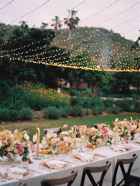 Outdoor Wedding Tables 60 Photos