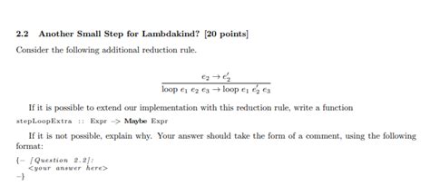 Solved 2 Loopy Lambdas One Of The Major Reasons