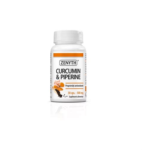 Curcumin Si Piperine 30 Capsule La Pret Mic Pfarmaro