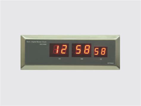GPS Synchronized Clock Clean Room Digital Clocks PoE Based Clock