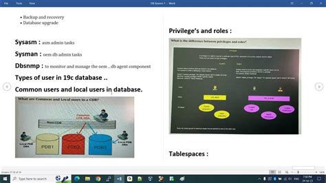 Oracle Dba Training User Management Session 3 Youtube