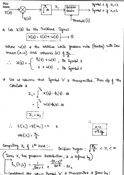Solved In The Onoff Keying Version Of An Ask System Symbol1 Is