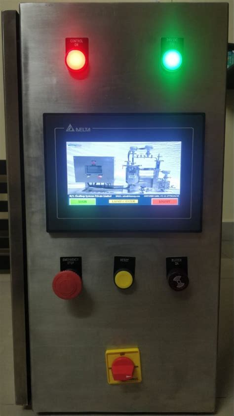 Plc Hmi Control Panel Three Phase 12 Inch At Rs 90000 In Secunderabad Id 27572730348