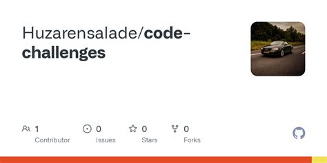 Github Huzarensaladecode Challenges
