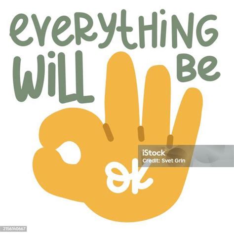 대략의 표시를 보여주는 큰 만화 손의 그림이 있는 배너 엄지와 검지가 연결된 손바닥을 벌리면 Ok 표시이며 모든 것이 정상입니다