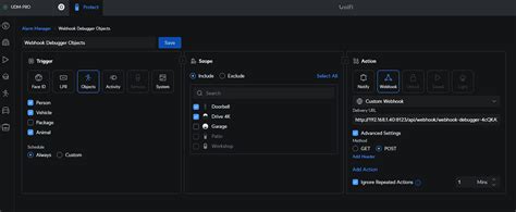 Unifi Protect Custom Webhook Vs Home Assistant Trigger Configuration Home Assistant Community