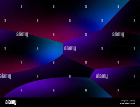 Abstract Background With Neon Glowing Dark Balls Or Foam In 80s