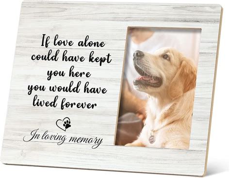 Herdenkings Fotolijst Hond Herinneringsgeschenk Voor Huisdieren 4x6