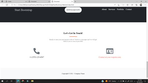 GitHub MohammadHalaweh Bootstrap Website