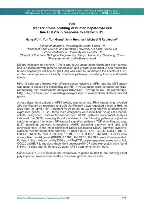 Pdf Transcriptome Profiling Of Human Hepatocyte Cell Line Hhl 16 In