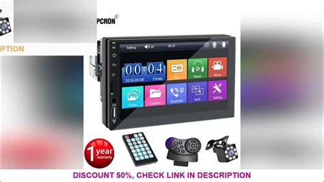 Leitor Multimídia Para Carro Com Tela Sensível Ao Toque Autoradio Universal Mp5 Fm Alimentação