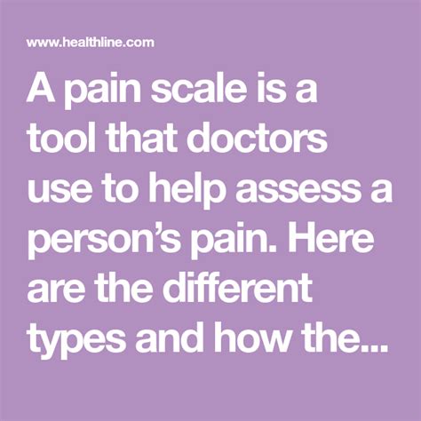 Pain Scale Understanding And Assessing Your Pain