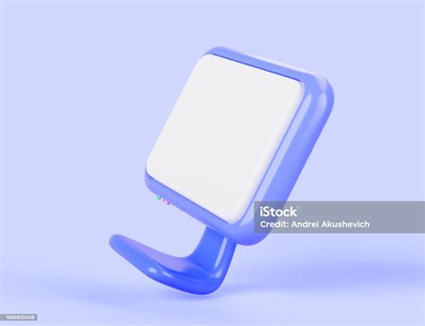 빈 흰색 화면 각도 보기가 있는 만화 파란색 컴퓨터 모니터입니다 바탕 화면 Pc 또는 Tv의 모형 3d 렌더링 아이콘으로 작업 교육 또는 게임을 배경으로 격리 0명에 대한