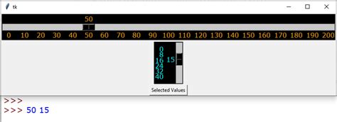 Tkinter Widgets Checkbutton Label Scale Listbox