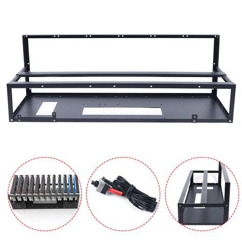 12 Gpu Mining Rig Frame Case For Open Air Computer Ubuy India