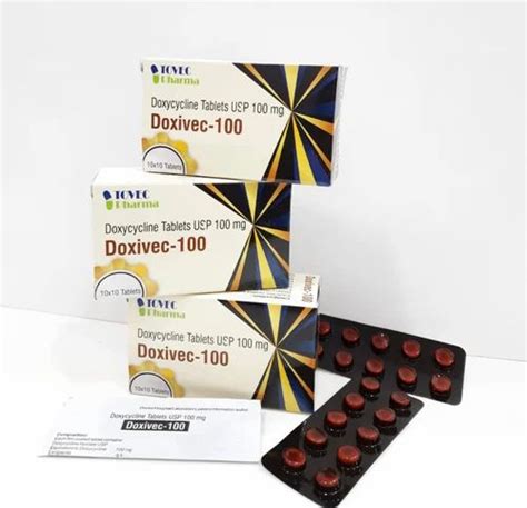Doxivec Doxycycline 100mg Tablets At ₹ 10 Stripe In Surat Id 2849736484662