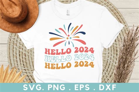 Hello 2024 Svg Graphic By Craftsvg · Creative Fabrica