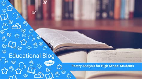 Poetry Analysis For High School Students Twinkl Blog