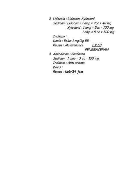 Rumus Pemberian Obat Melalui Syringe Pump Doc