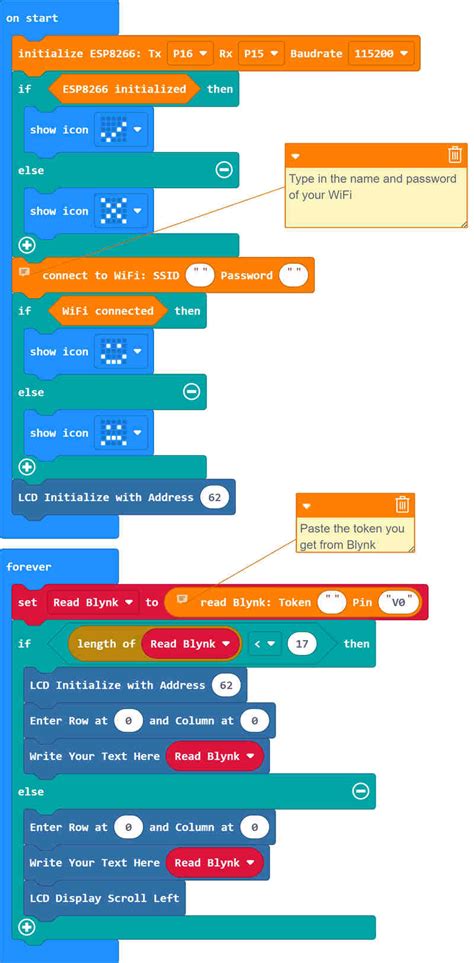 Sending Blynk Messages To An Lcd With Microbit