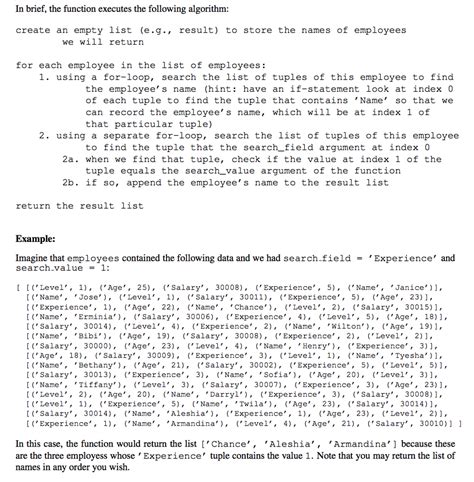 Solved Some Preliminaries In Python A Tuple Is A Collection