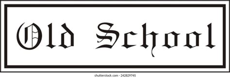 Patch Old School Stock Vector Royalty Free 242829745 Shutterstock