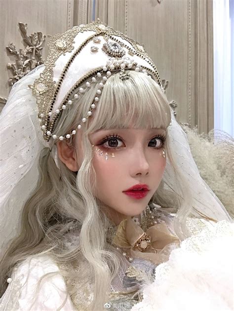 Pin By Belén Cruz Pizarro On Looks Lolita Makeup Headpiece Lolita