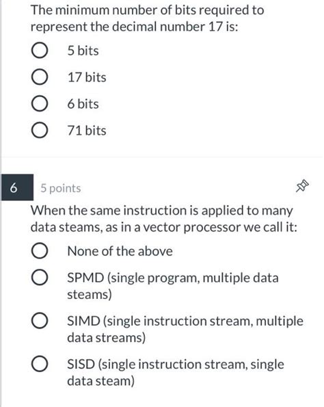 Solved The Minimum Number Of Bits Required To Represent The