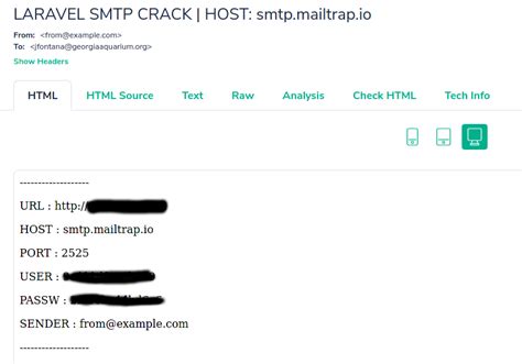 Php Laravel Mailtrap Smtp Crack Server Fault