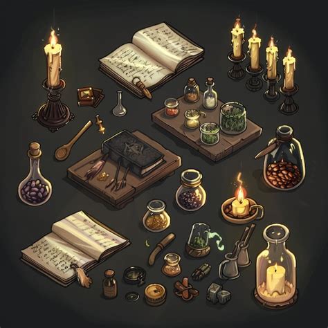 Rpg Game Assets And Objects For Use In Independent Games Fantasy Generative And Stock Premium
