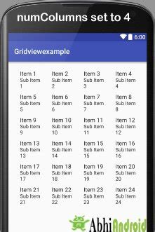 GridView Tutorial With Examples In Android Abhi Android