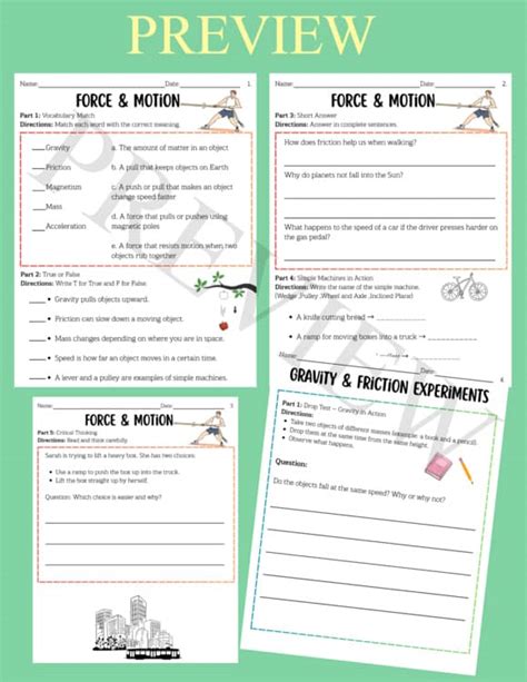 Force And Motion Exploring How Things Move By Tigerdaddy 4 Tpt