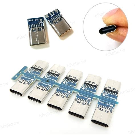Usb 31 C 型母頭連接器 4 針測試 Pcb 板適配器 4p 連接器插座用於數據線電纜傳輸 Usb C Twh 蝦皮購物
