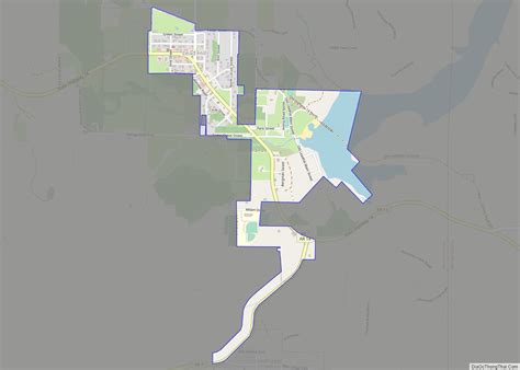 Map Of Lead Hill Town Thong Thai Real