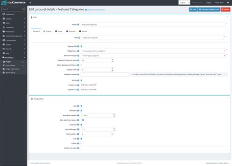 Ocarousels Plugin By Nopstation Nopcommerce